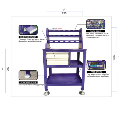 CNC Tool Rack | PT Daebaek